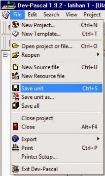 1. Tutorial Menggunakan Dev-Pascal 1.9.2