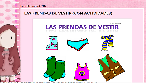 RECURSOS TIC´S INFANTIL: Actividades para trabajar las prendas de vestir