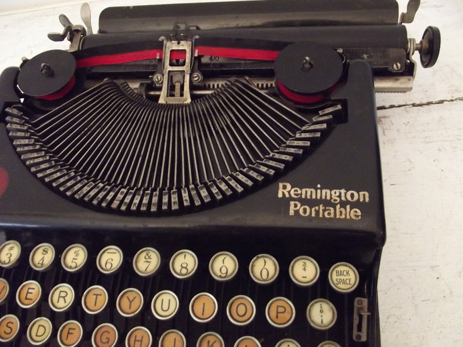 machine à ecrire Remington Portable collector rare 1930 typewriter