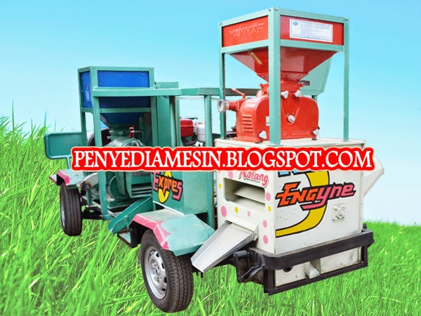 Mesin Selep Padi Jalan / Rice Huller Mobile - SumberMakmurMekanik