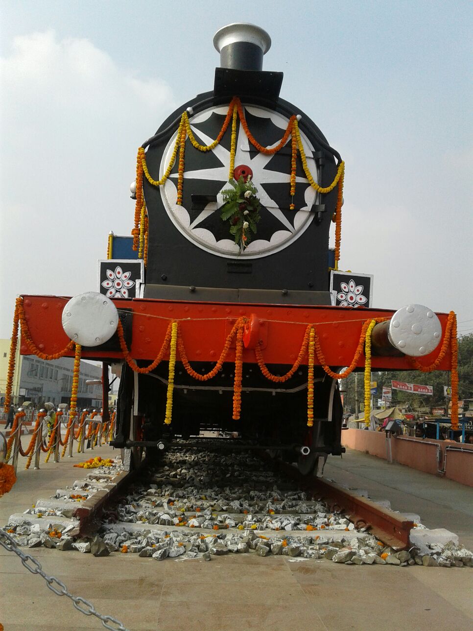 Indian Train Engine Front View