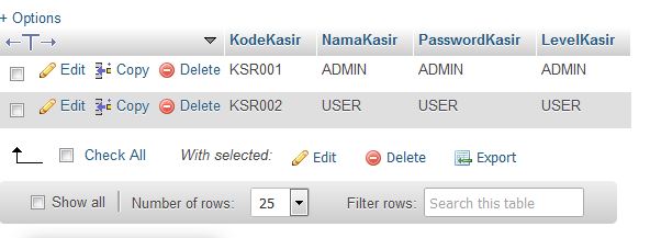 Membuat Database Dan Tabel Kasir Dengan Mysql - Java Media Kita