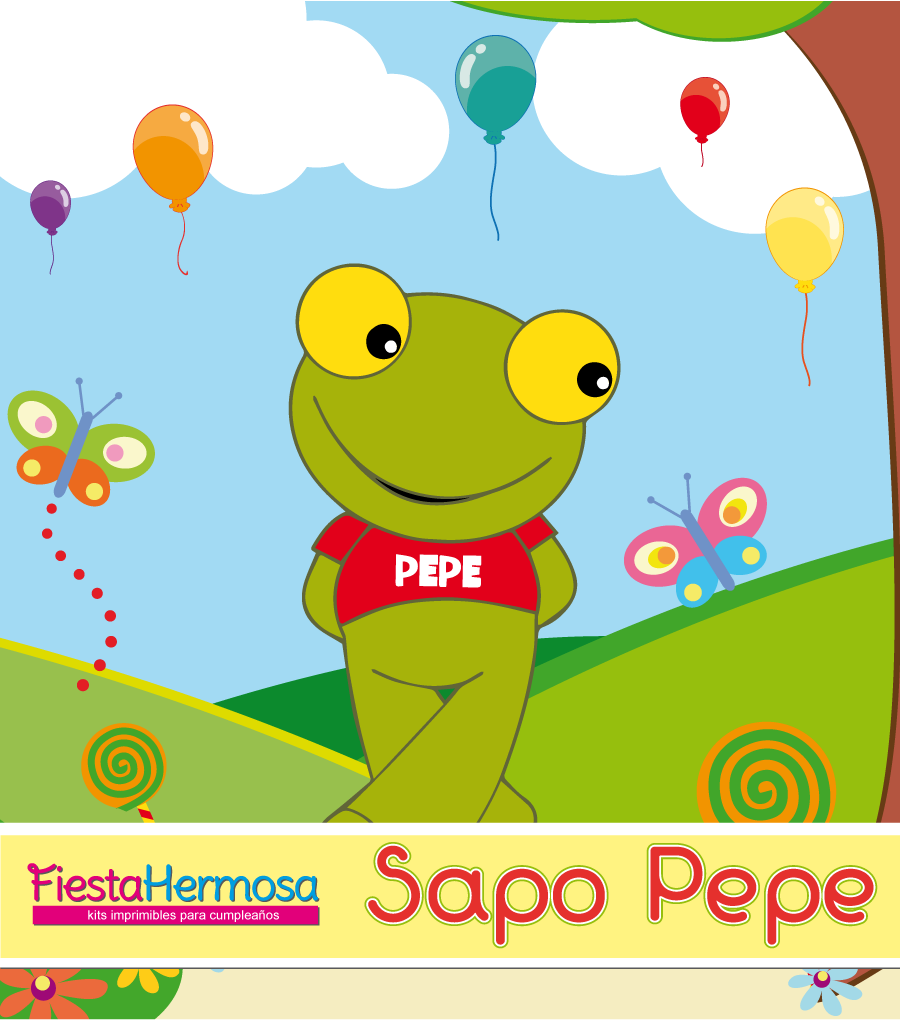 Imagenes del sapo pepe y pepa para colorear - Imagui