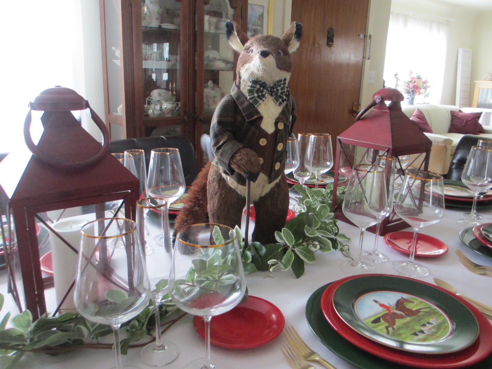 The Welcomed Guest: Fox Hunt Tablescape
