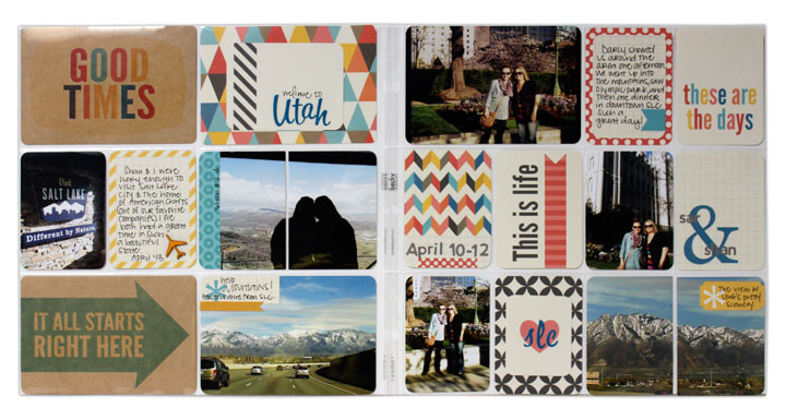 Crafts Direct Blog: Layout Samples: Project Life.