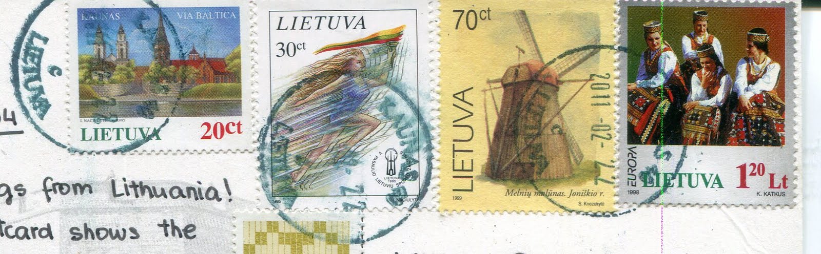 collect ROC: Lithuania Postcard: Pilis Street, Vilnius