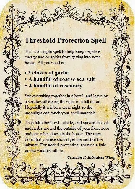 Crone Cronicles: Threshold Protection spell