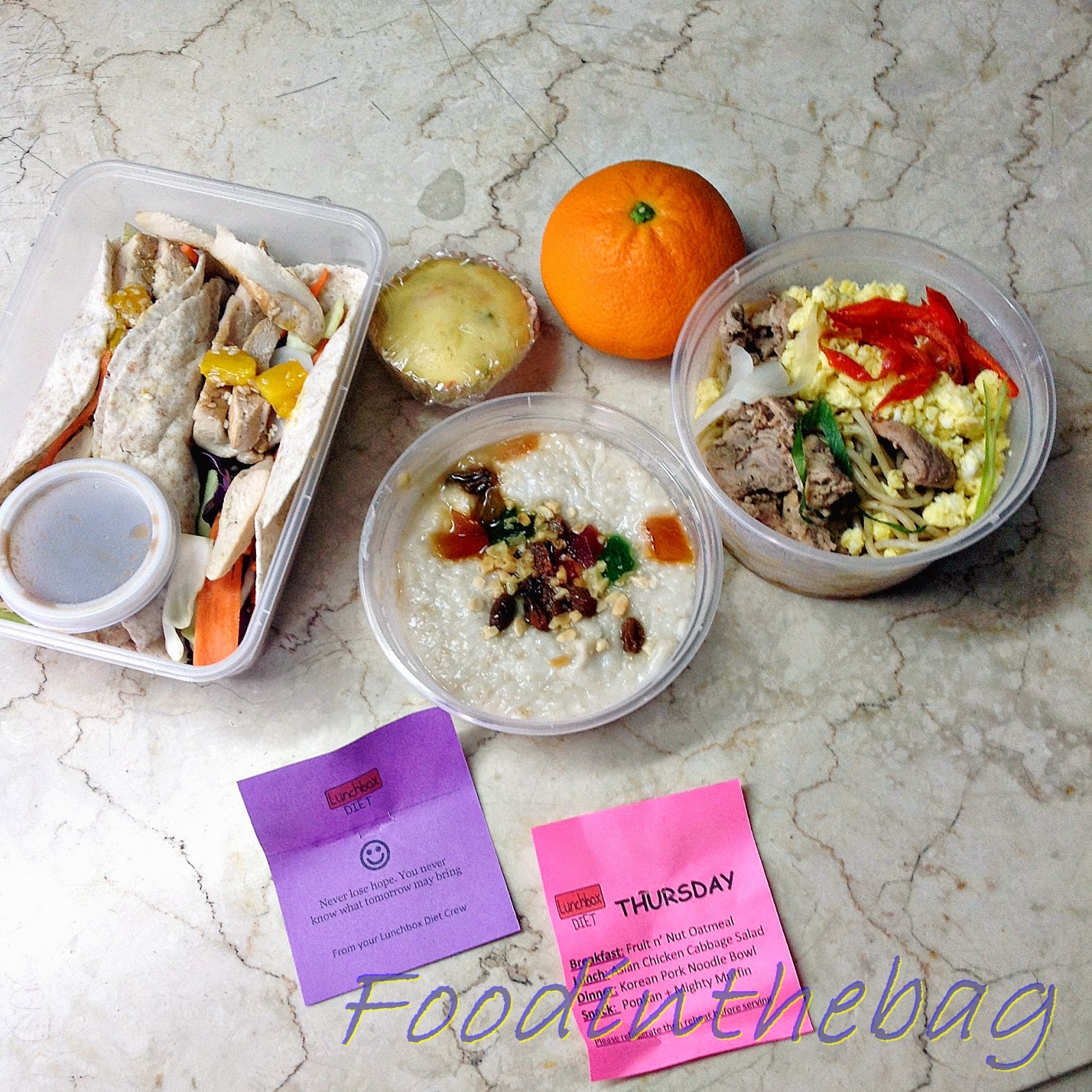 Lunch Box Diet: A Preview into " My Diet" | Food In The Bag