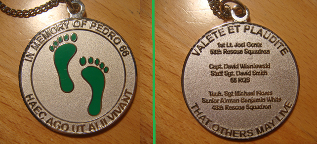 THE USAF RESCUE COLLECTION: Pedro 66 Memorial Pendant