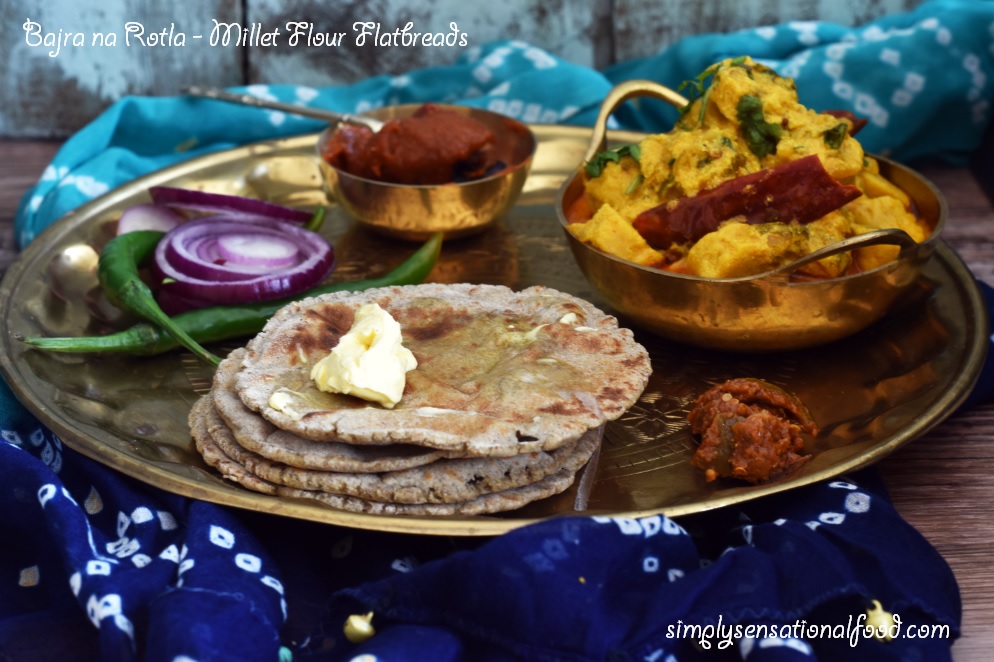 Bajra na Rotla - Millet Flour Flatbreads ~Rajasthani Special | simply.food