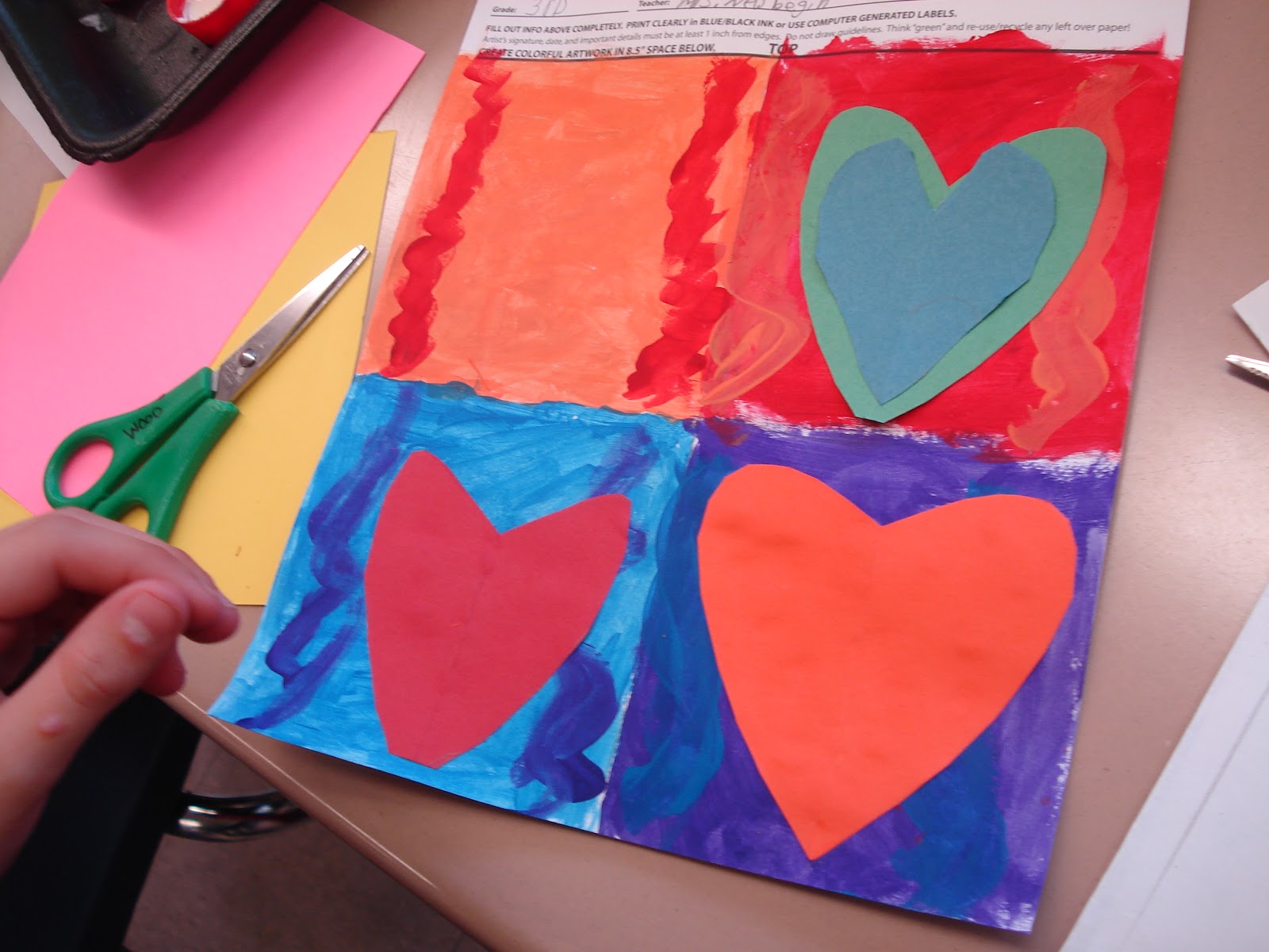 Mrs. Myers' Art Room: Pop and Op Art Heart