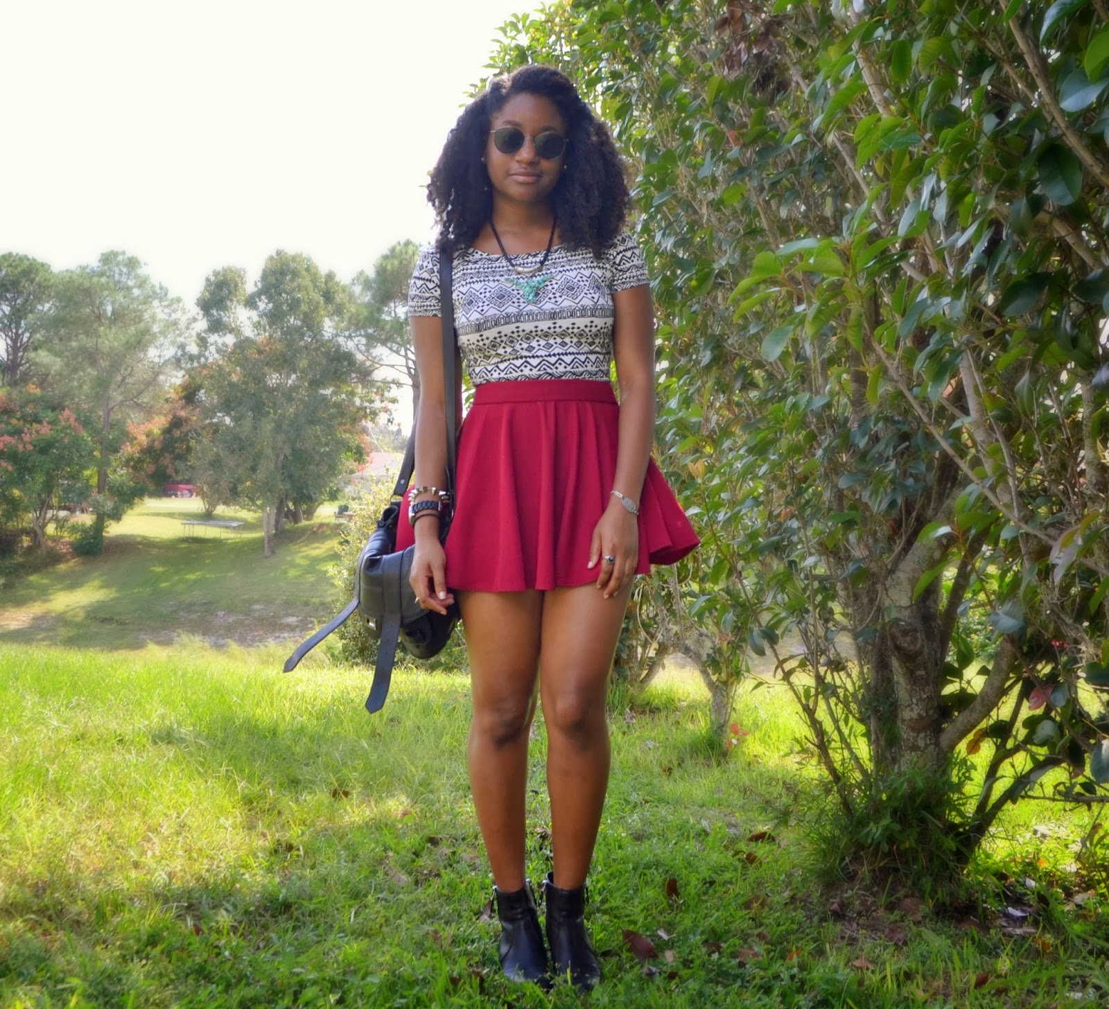 OOTD: Aztec & Red • [O L I V I A N O E L]