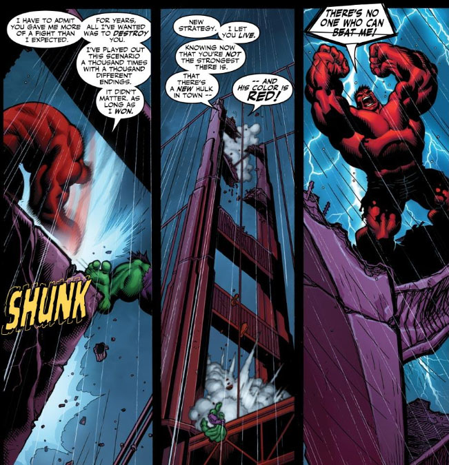 The Peerless Power of Comics!: Rise Of The Red Hulk!