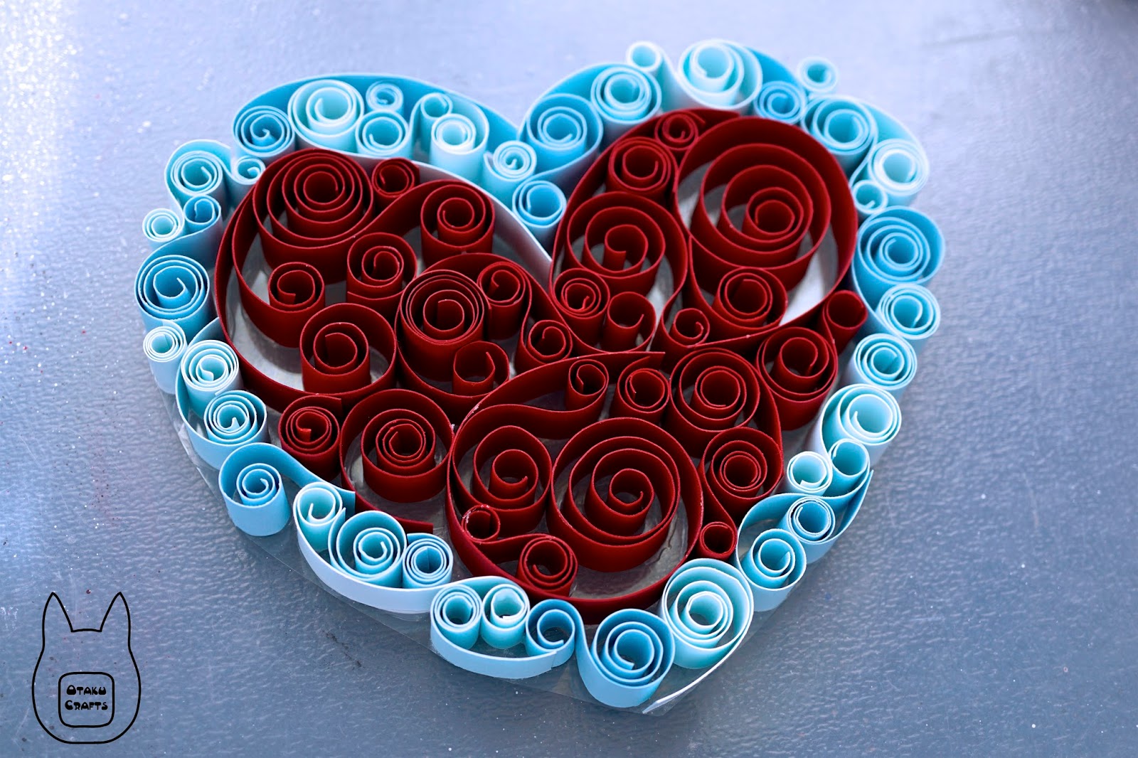 Otaku Crafts: Zelda Heart Container and Heart Piece Paper Quilling Tutorial