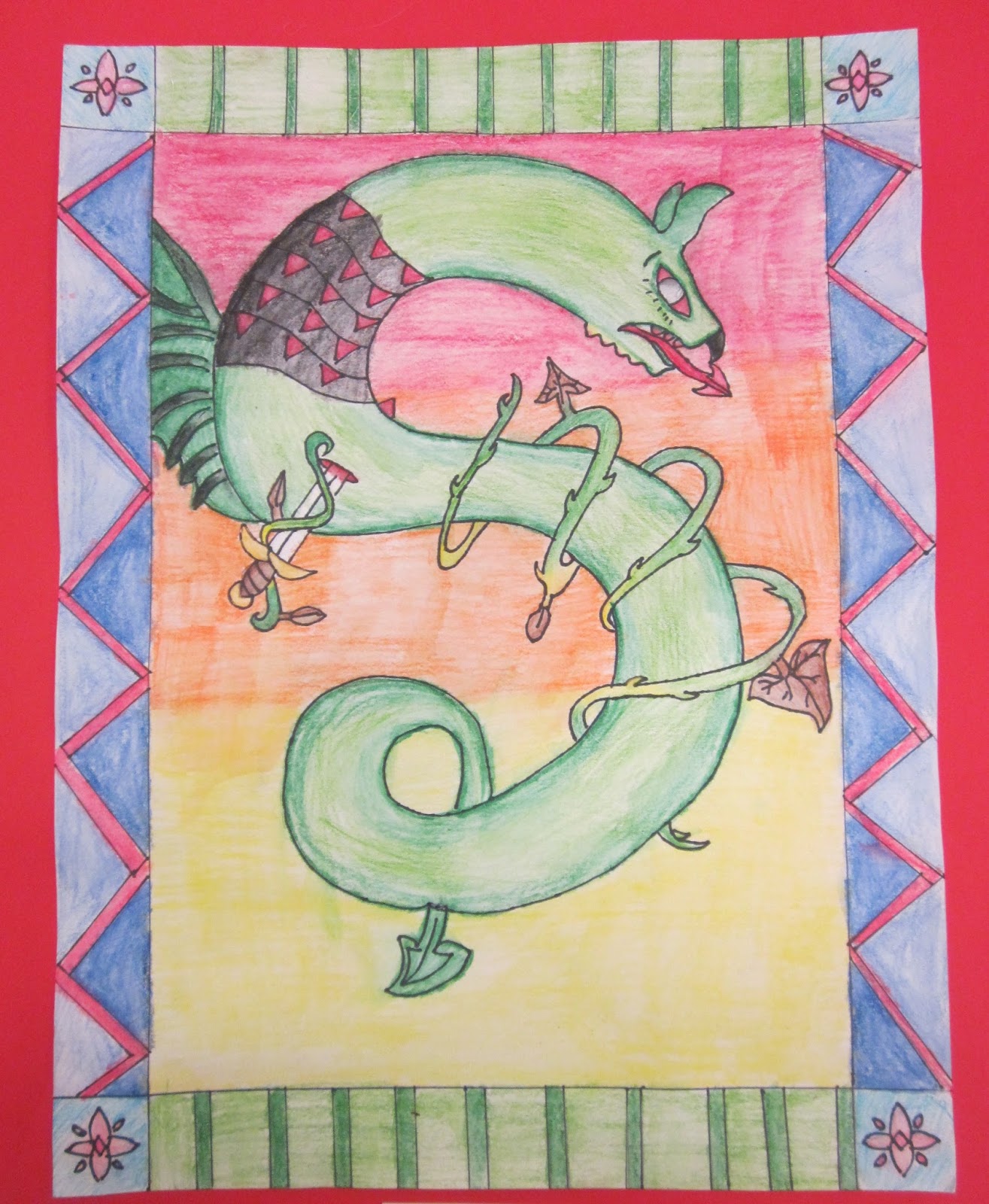 Student Art Gallery: Illuminated Letters