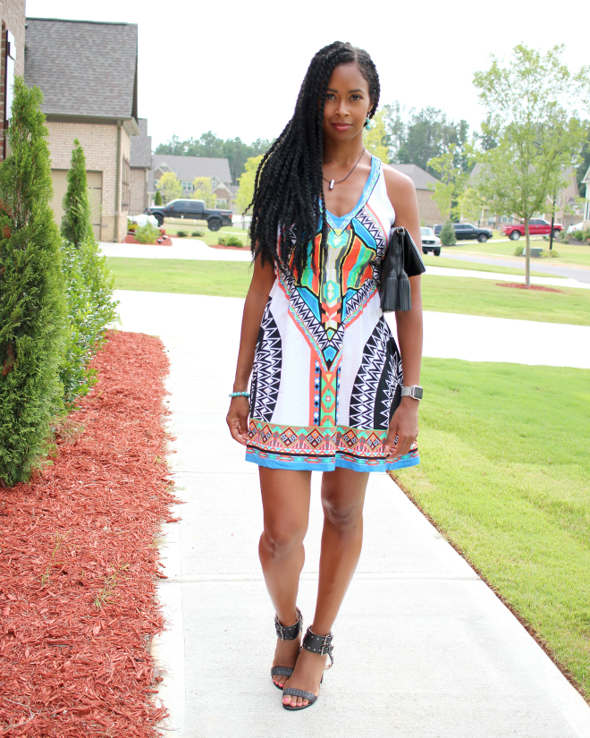 :: NikG* Life + Style ::: White Tribal Dress