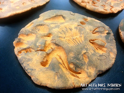 Clay Fossils (K) | Art with Mrs. Nguyen