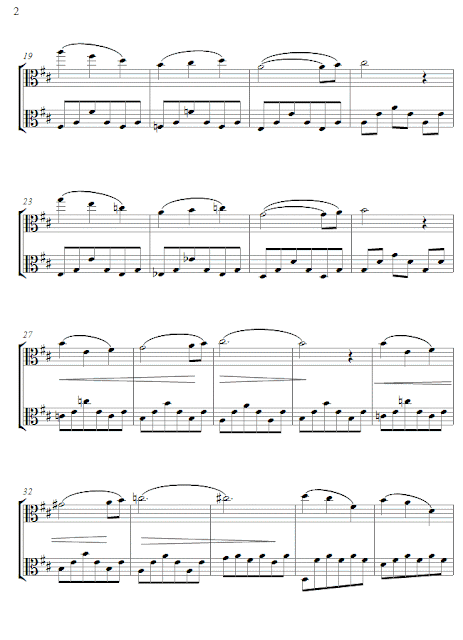 O Blog dos Violinistas: The Swan-Dueto Viola