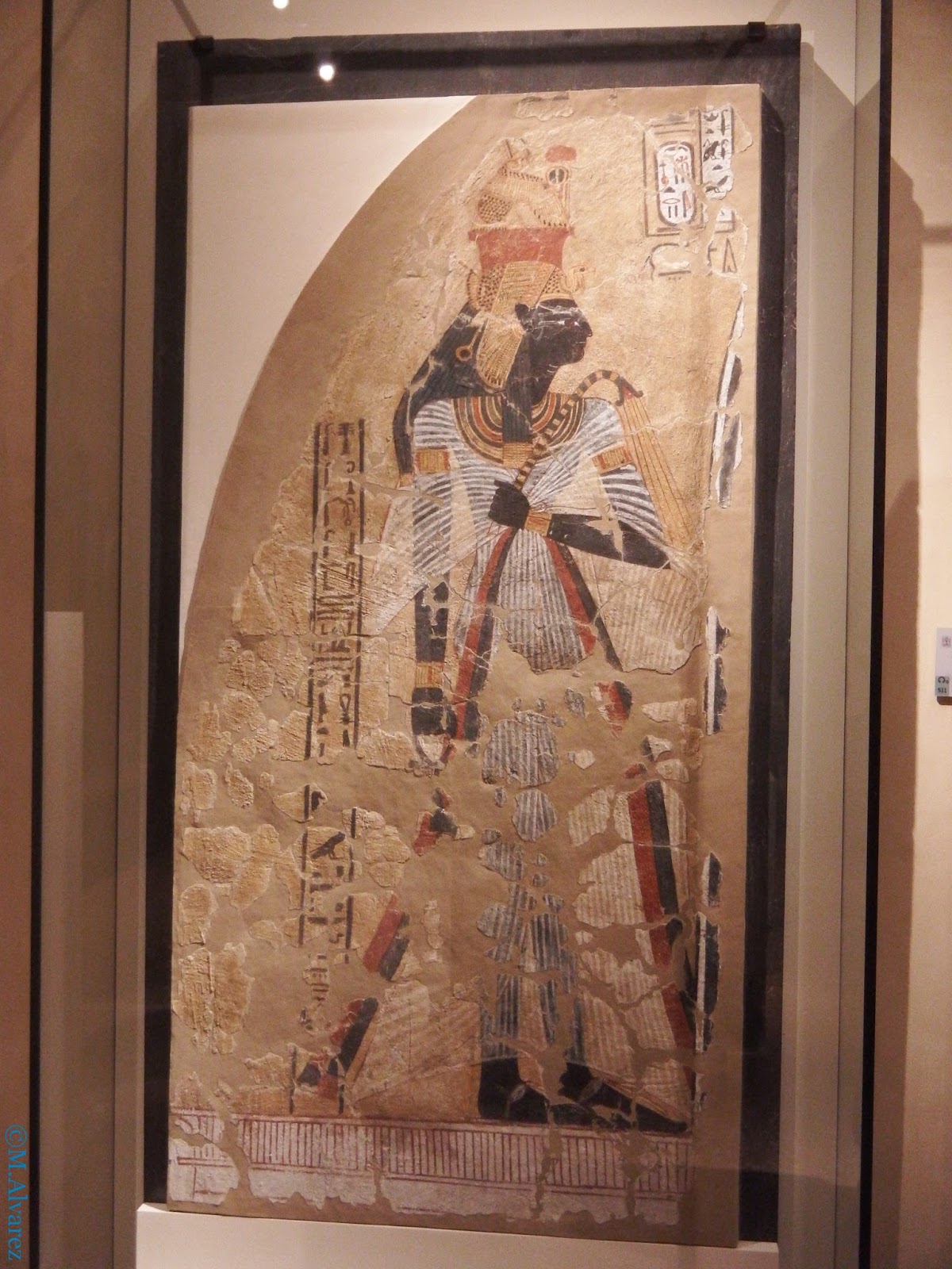 Imagenes de Egipto: Representation of the defied queen Ahmes-Nofretari