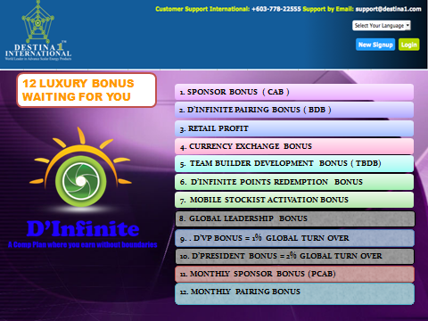 Destina1: WELCOME TO DESTINA 1 INTERNATIONAL