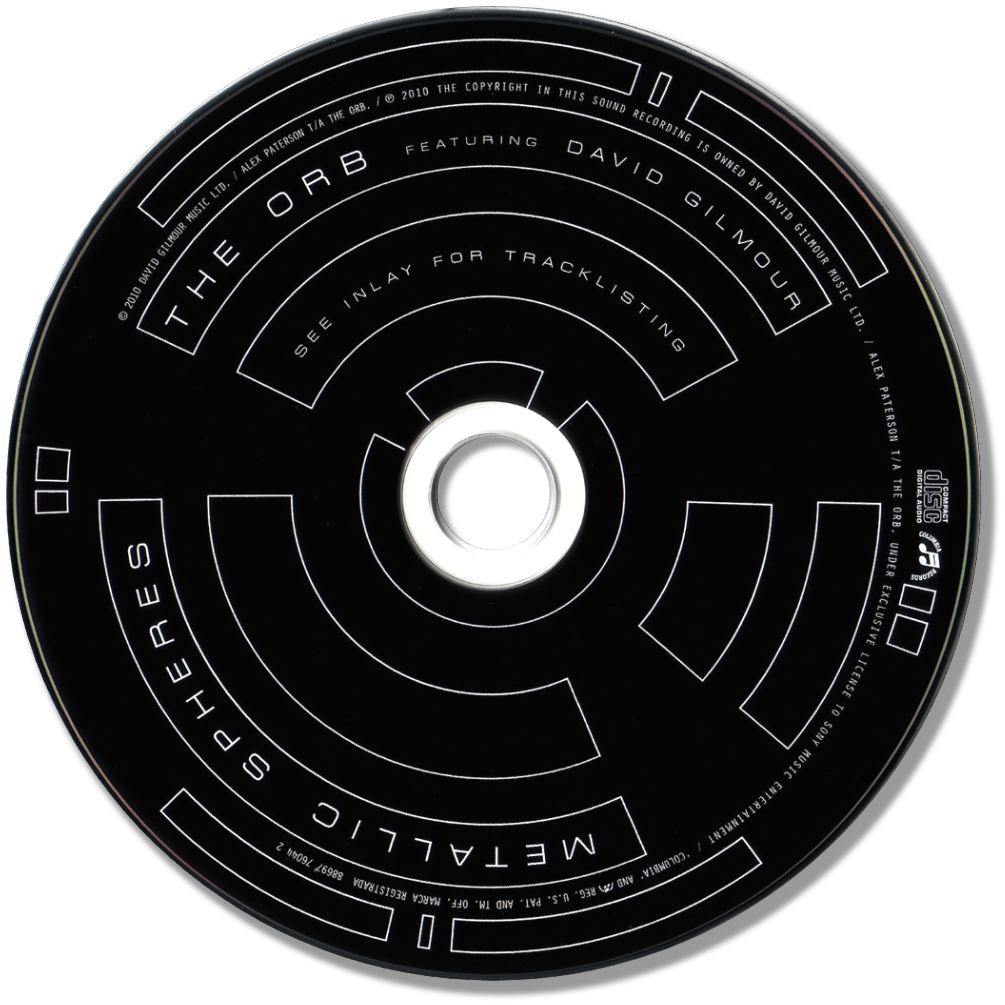 Pink Floyd Ilustrado: 2010 Metallic Spheres - The Orb + David Gilmour