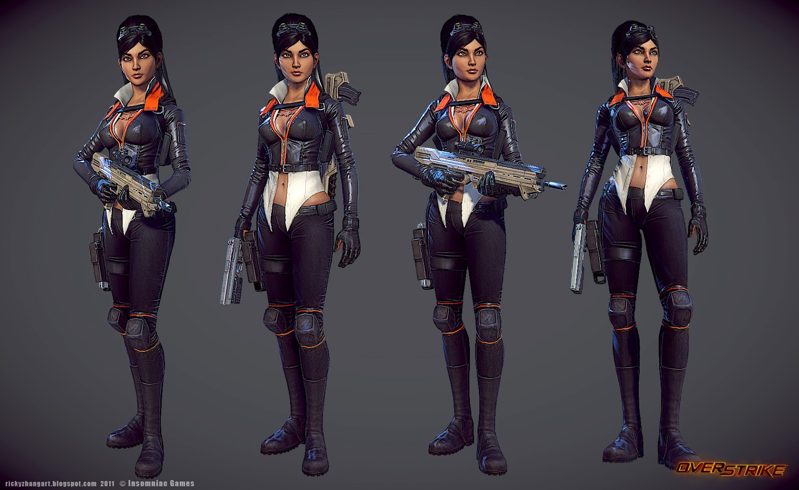 Ricky Zhang Art: Fuse (Overstrike) Character Assets 2011-2012