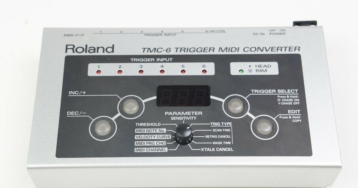 MATRIXSYNTH: Roland TMC-6 Trigger MIDI Converter SN Z885980