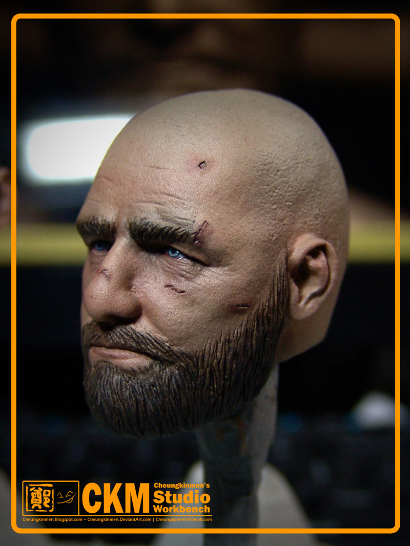 cheungkinmen's workbench: 1/6 Max Payne / Angry Gringo painted sculpt