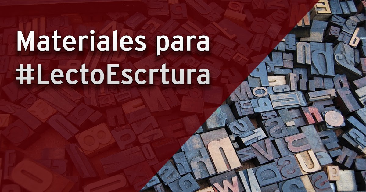 Materiales para trabajar lectoescritura