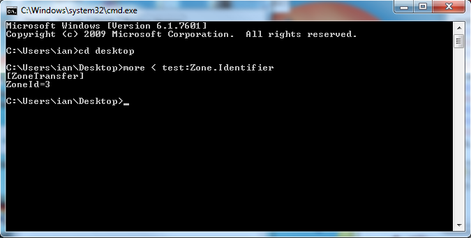 Admin Reminders Ntfs Alternate Data Streams And Zip Files