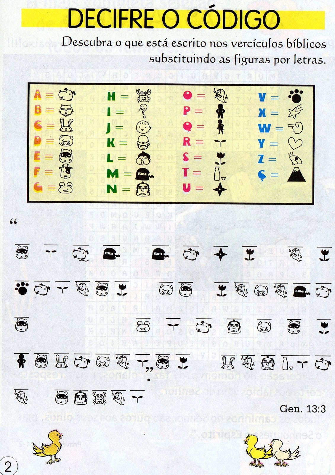 Decifrar Código De Letras - RETOEDU