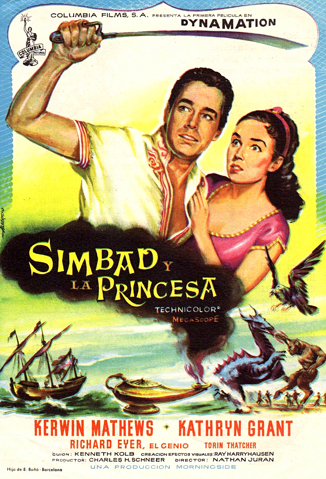 El autocine (XIV): Simbad y la princesa, de Nathan Juran