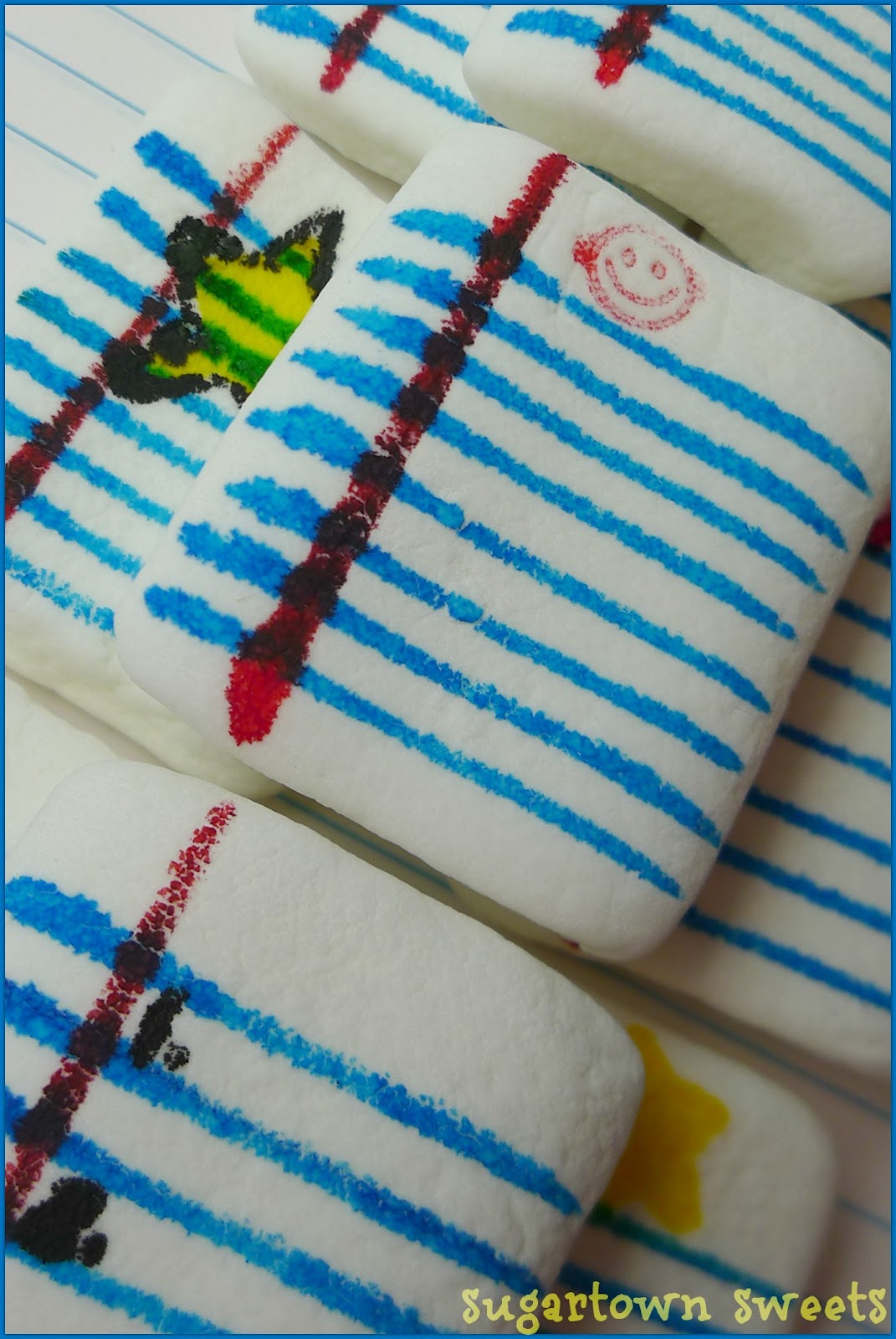 Sugartown Sweets: Notebook Paper Marshmallows