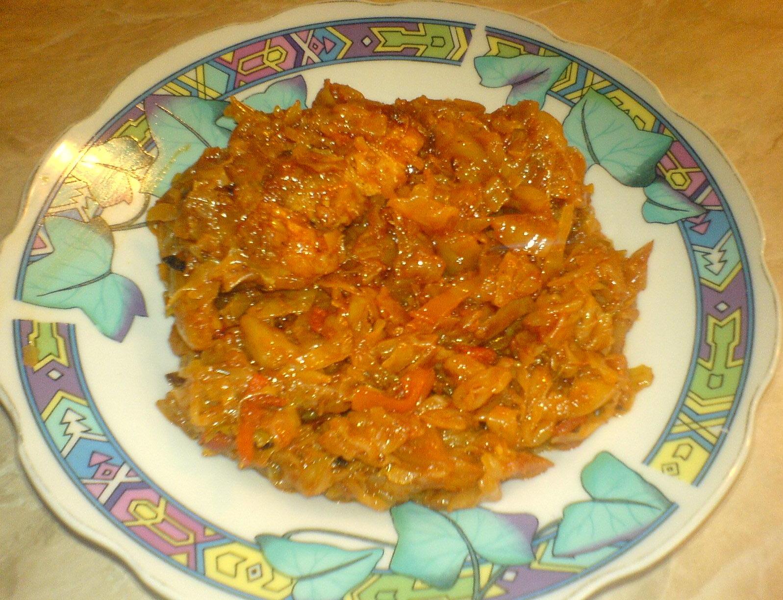 Varza dulce calita cu piept de porc | Preparatedevis.ro