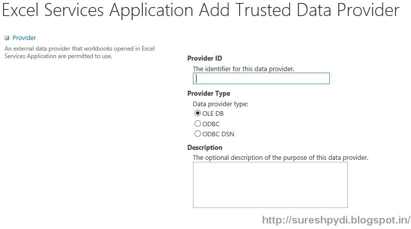 Configuring Excel Services in SharePoint 2013 - II - Things to share
