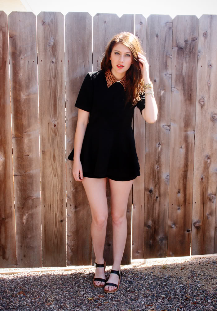 peplum romper | these days