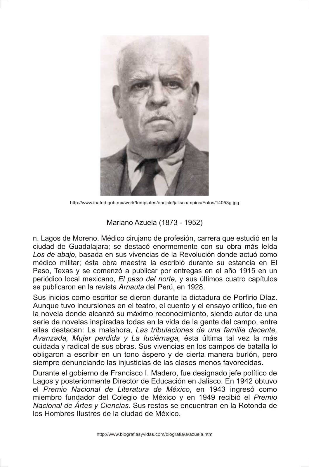 DE JALISCO PARA EL MUNDO: Mariano Azuela, médico cirujano de profesión ...