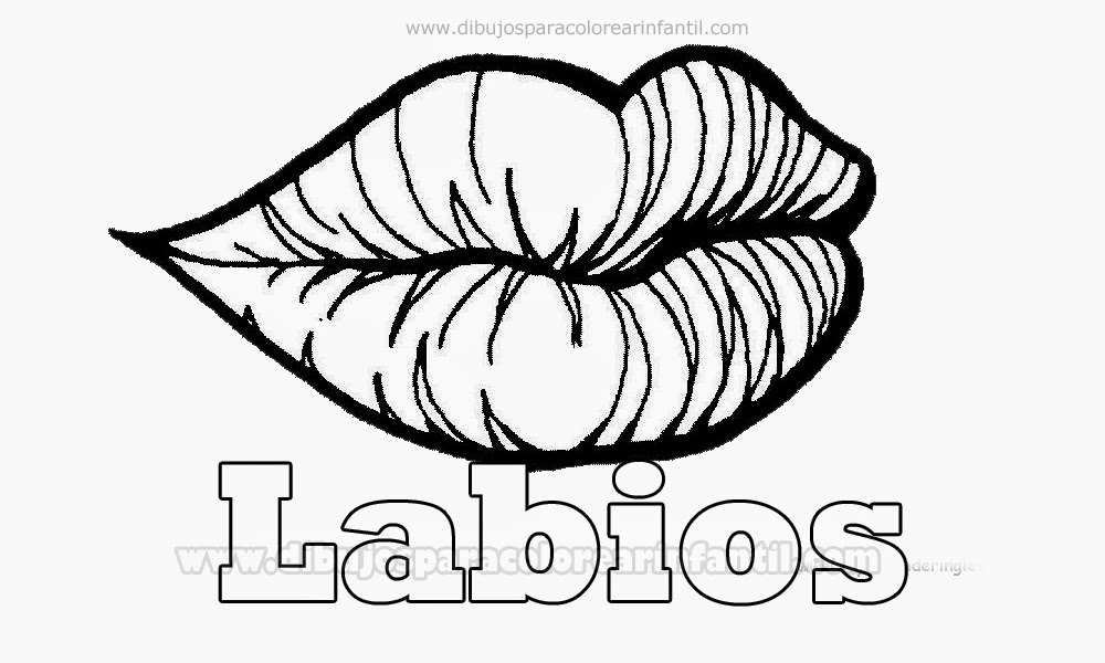 Dibujos de labios para pintar - Imagui
