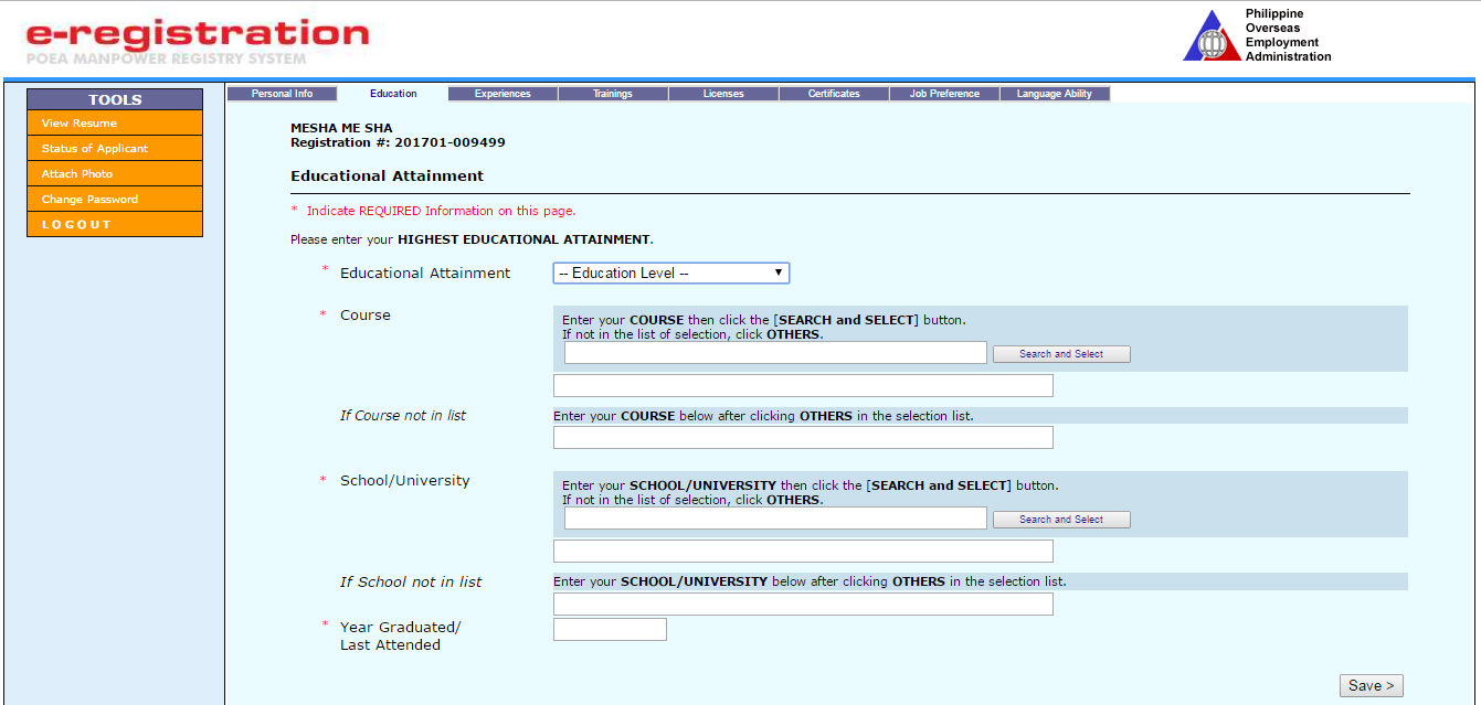 2017 Updates: How to apply POEA's online registation. - PH Trending