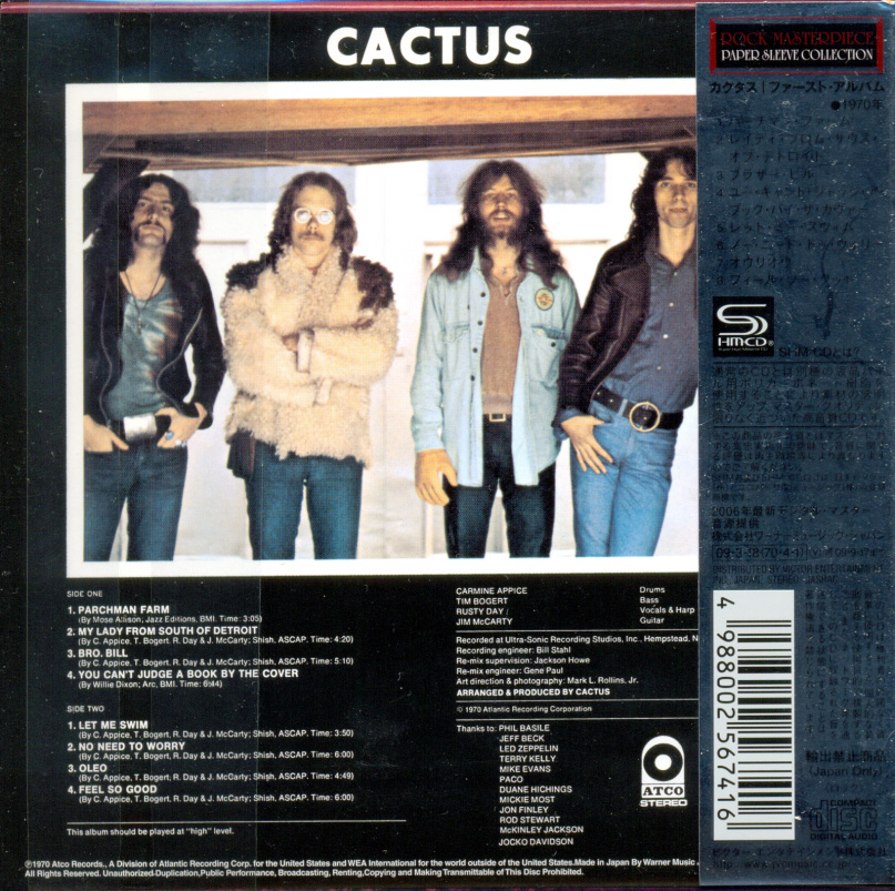 Cactus: Cactus (1970) {2009 Japanese SHM-CD Remaster} [FLAC]