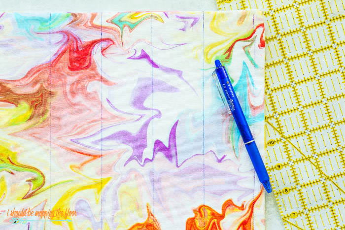 How to Make a Short Table Runner | i should be mopping the floor