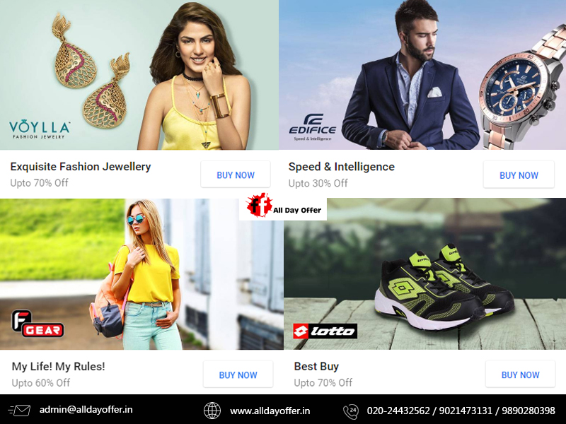 All Day Offer: Mens & Womens Clothing Offer Online Sale India