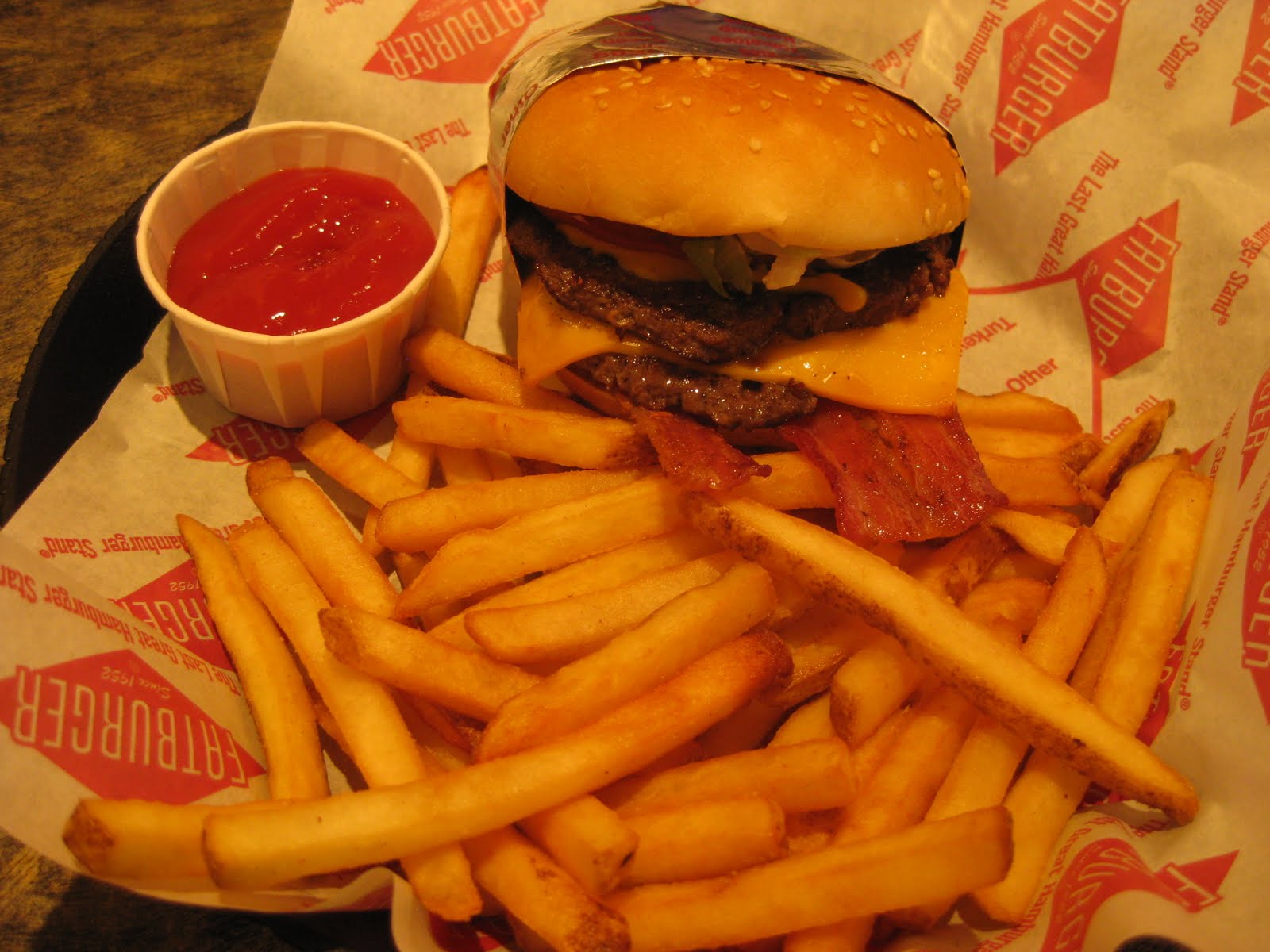 First We Cheers: FatBurger- Burnaby