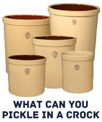 Pressure Cooking and Canning : Pickling with a Pickling Crock
