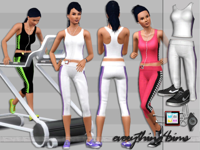 My Sims 3 Blog: Adeline's Sportswear Clothing Set