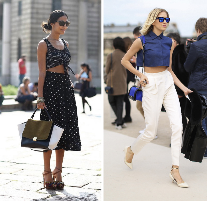 Street Style: Crop Top Trend