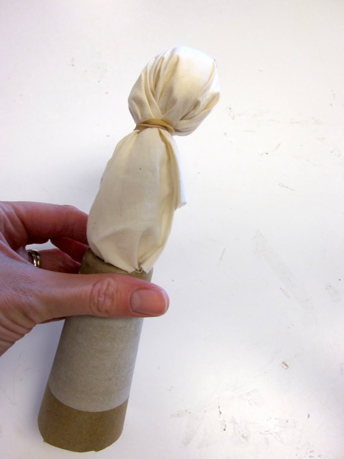 Art is Basic-- Art Teacher Blog: Making a fabric cone doll