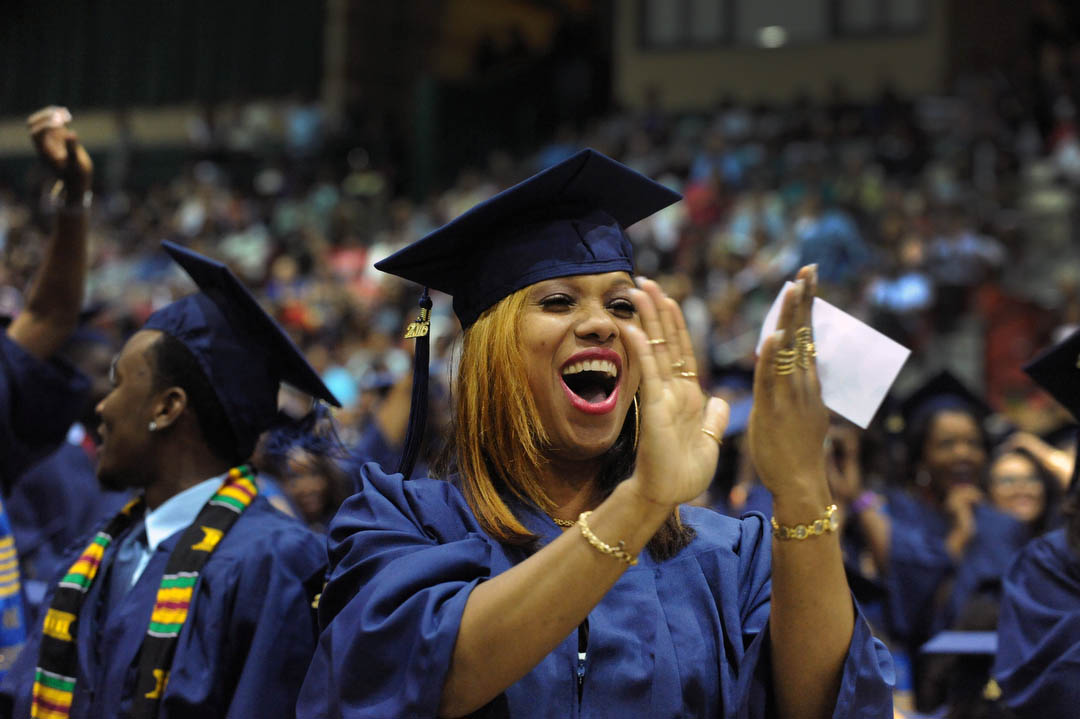 Lloyd Wolf Photographer: PGCC graduation happiness 2016