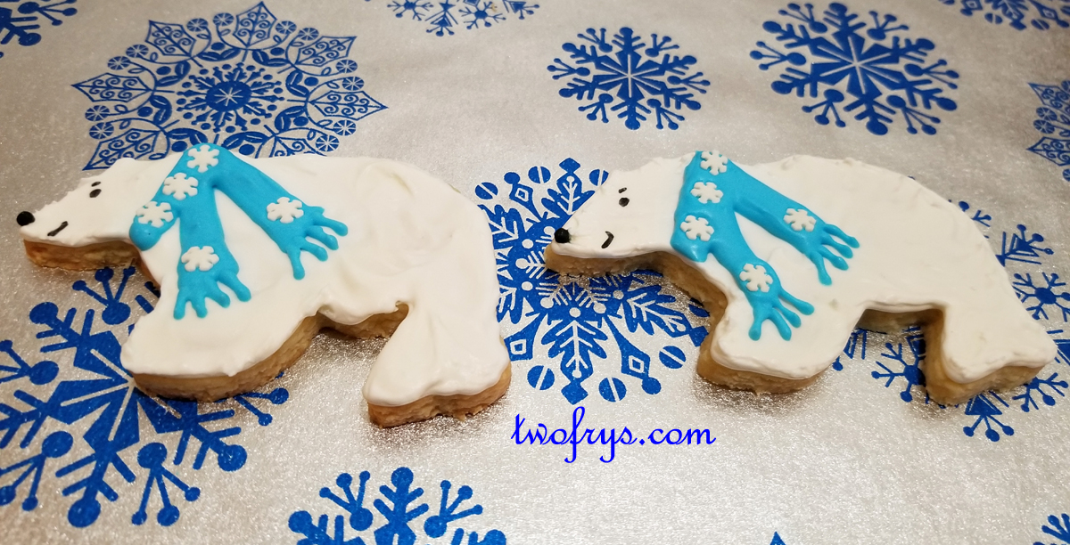Two Frys: Winter Theme Coconut Cookies