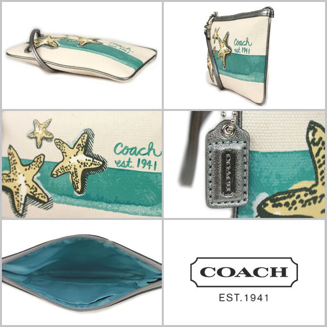 closet's heaven: COACH STARFISH Motif Wristlet (Large)